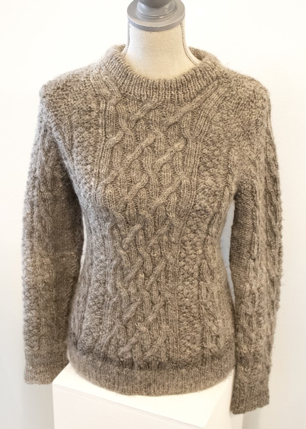 Kolb, Nancy- Cable Knit Sweater NEW – Textile Center