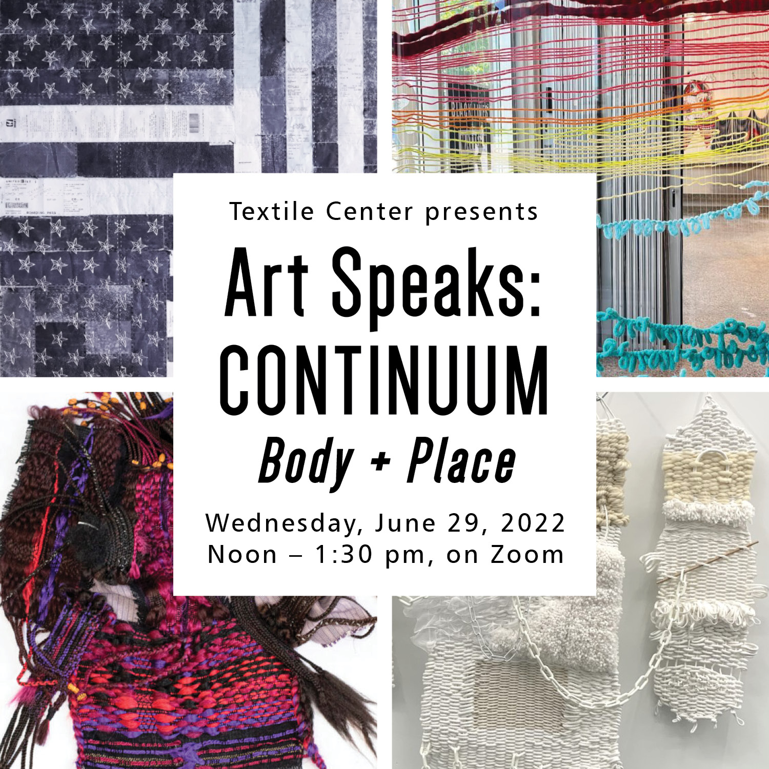 CONTINUUM art speaks graphic 2 – Textile Center