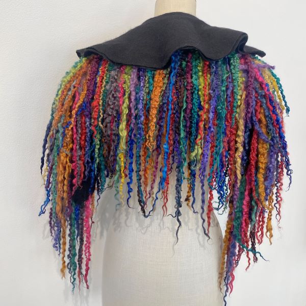 Robbin Firth rainbow locks 2 – Textile Center